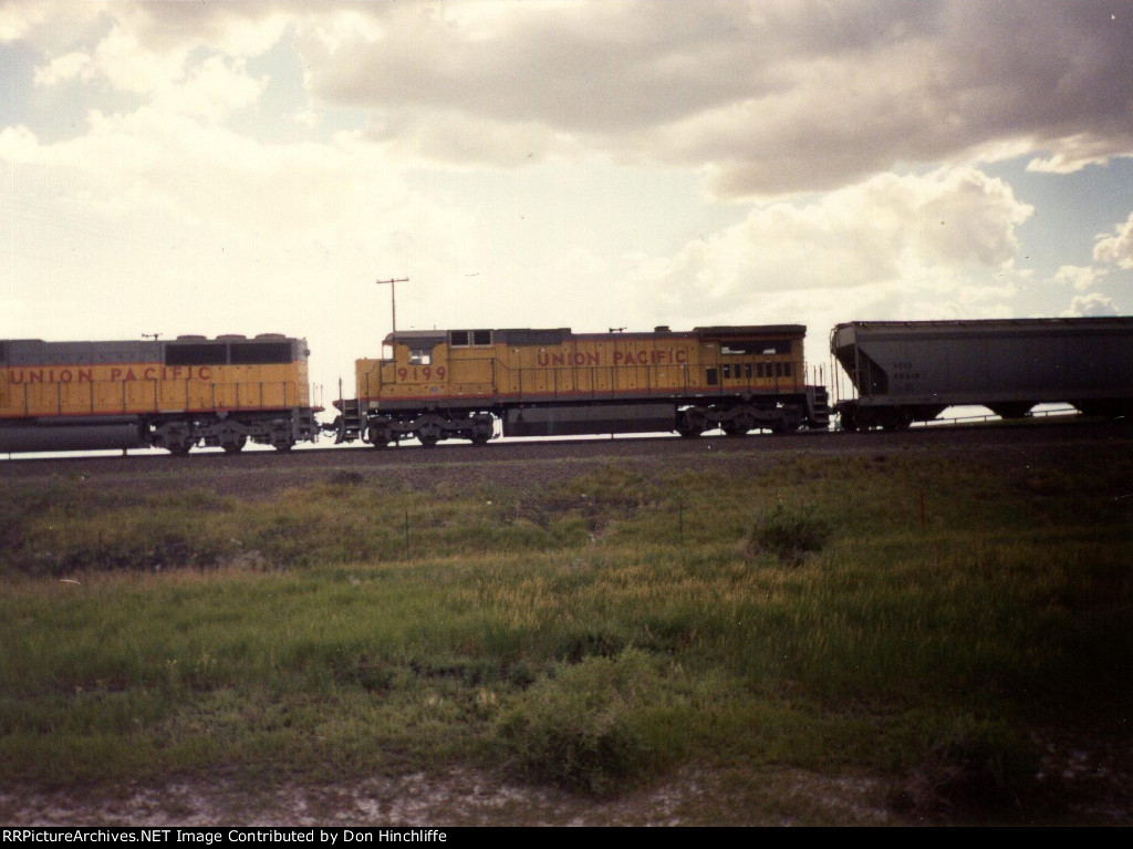UP 9199 - C40-8 - Laramie WY
